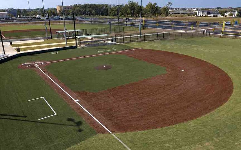 Bentonville finishes seven new baseball fields at Phillips Park as part ...