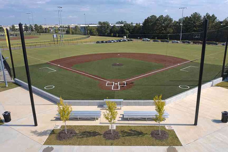 Bentonville finishes seven new baseball fields at Phillips Park as part ...