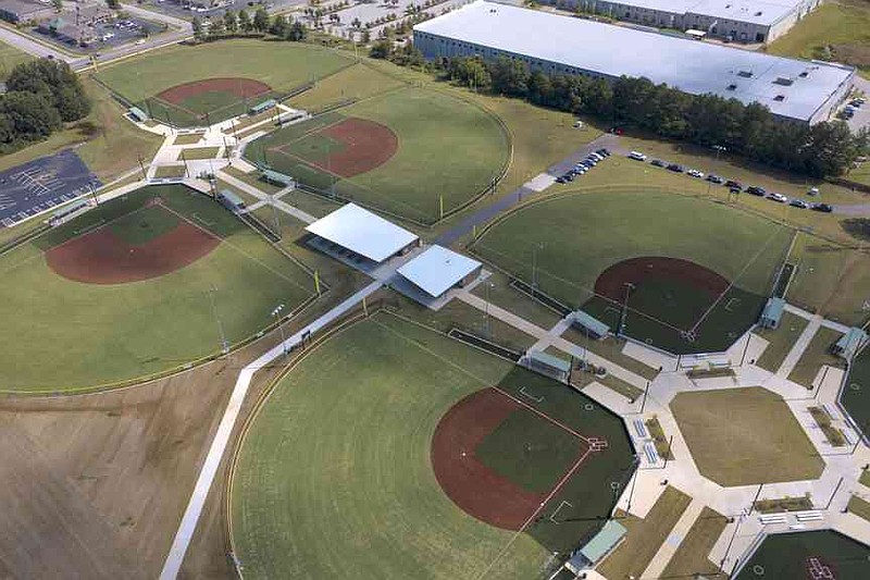 Bentonville finishes seven new baseball fields at Phillips Park as part ...
