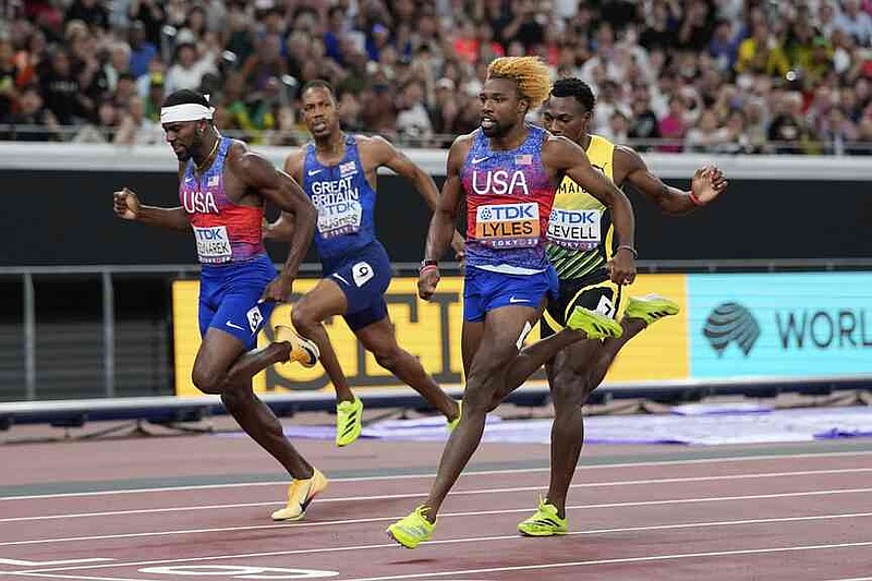 Lyles comes out on top of 200-meter contest | The Arkansas Democrat ...