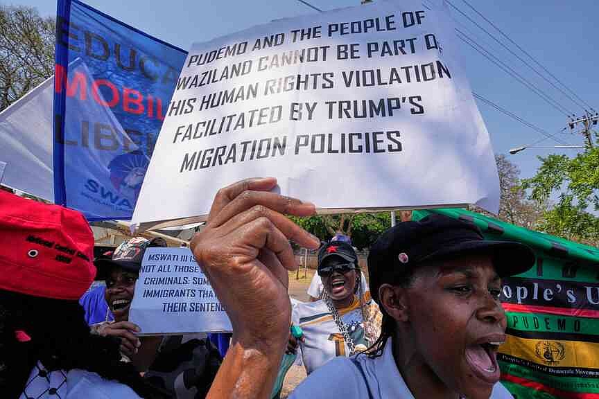 Activists from Eswatini rally against US deportation deal | Northwest ...