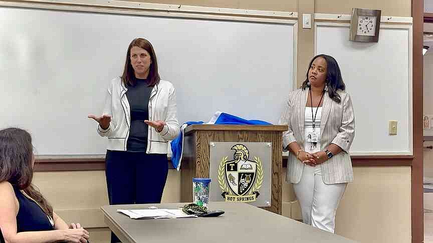 WATCH | Hot Springs World Class High School celebrates Model PLC status ...