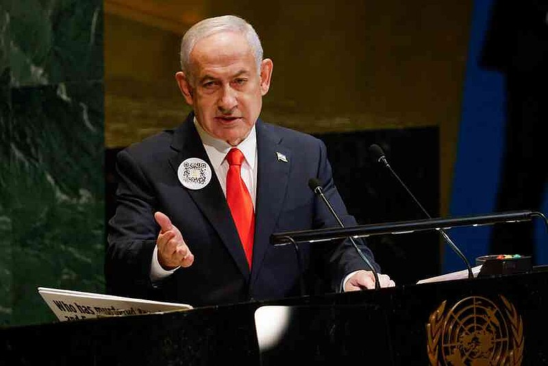 Netanyahu backs war efforts in UN address | Northwest Arkansas Democrat ...
