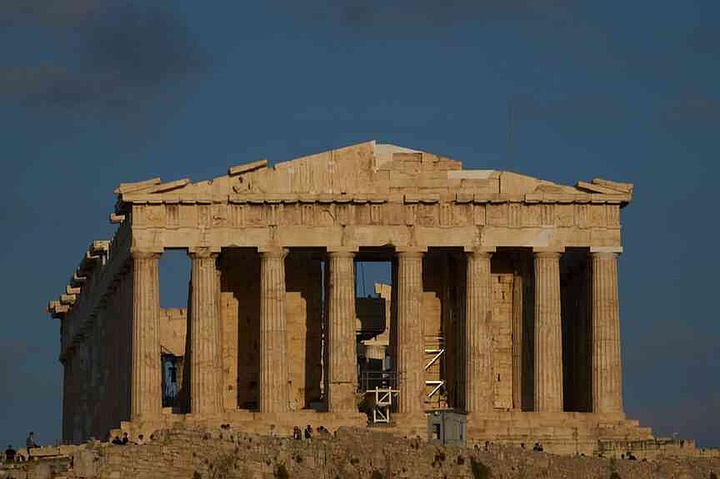 Scaffolding removed from Parthenon | The Arkansas Democrat-Gazette ...
