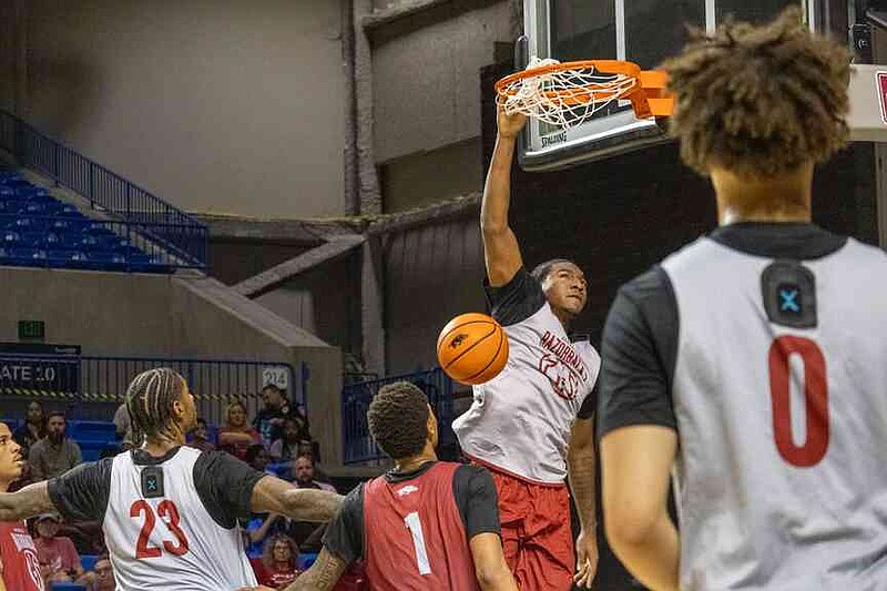 WATCH | Fans get early glimpse of Calipari’s Razorbacks in Hot Springs ...