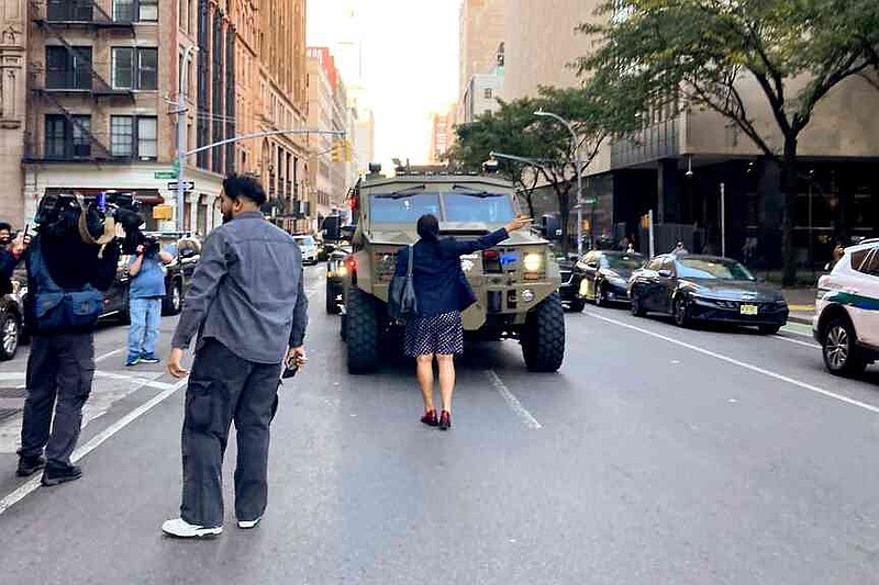 Protesters clash with ICE in NYC | The Arkansas Democrat-Gazette ...