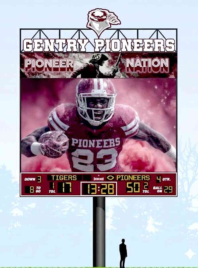 Gentry School Board approves video scoreboard partnership and softball ...