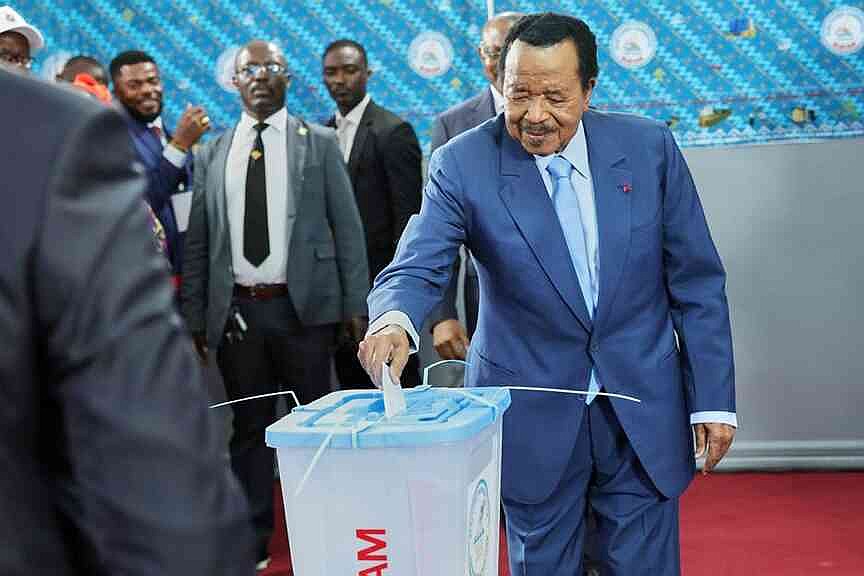 World’s oldest president, Paul Biya, wins reelection in Cameroon at 92 ...