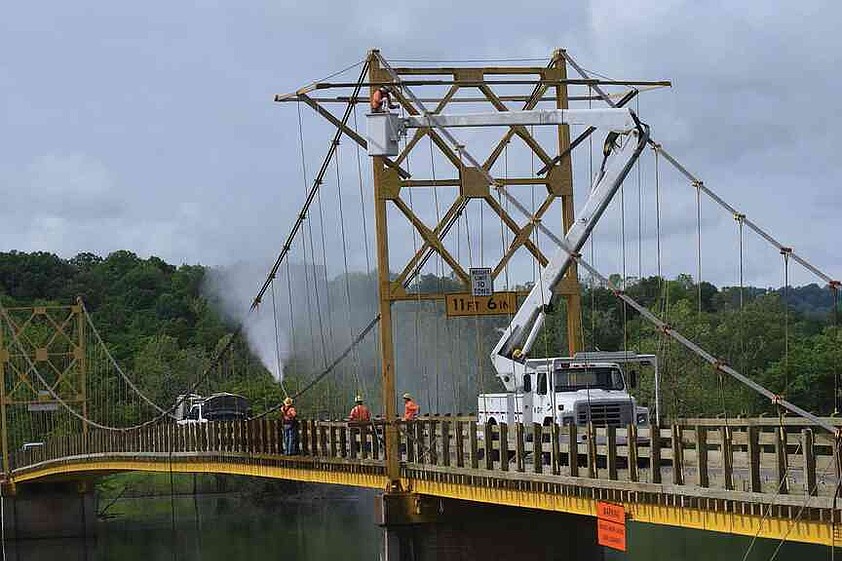 Little Golden Gate Bridge in Carroll County set to reopen Thursday ...
