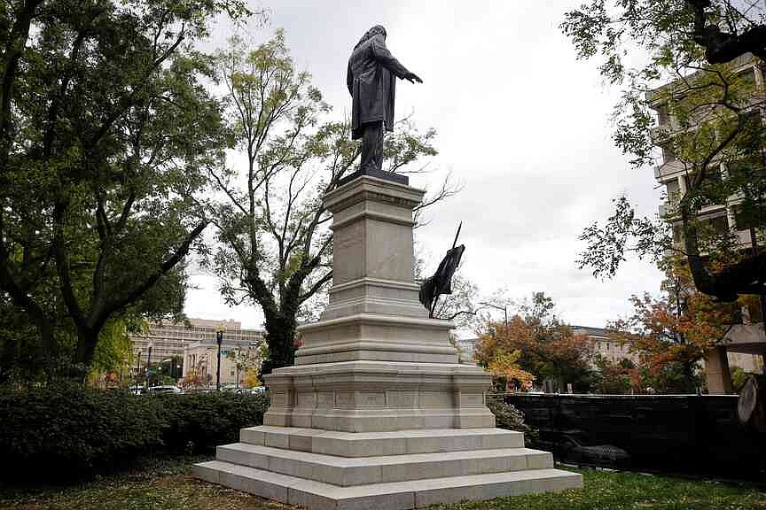 Confederate statue restored to US capital | The Arkansas Democrat ...