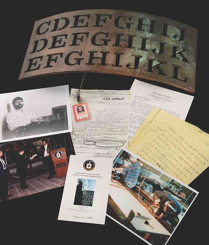 Solution goes on auction for CIA HQ’s ‘Kryptos’ sculpture | Hot Springs ...