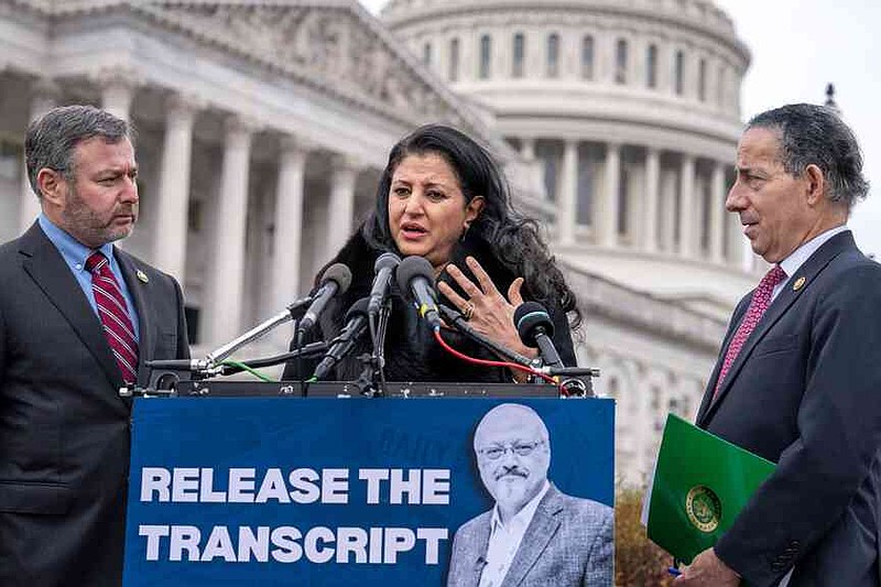 Widow urges Trump release call transcript | The Arkansas Democrat ...