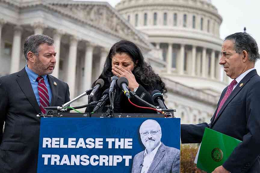 Widow urges Trump release call transcript | The Arkansas Democrat ...
