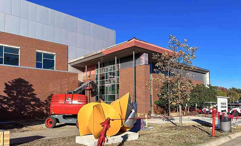 Exterior structure of UAFS Windgate Art & Design Building complete ...