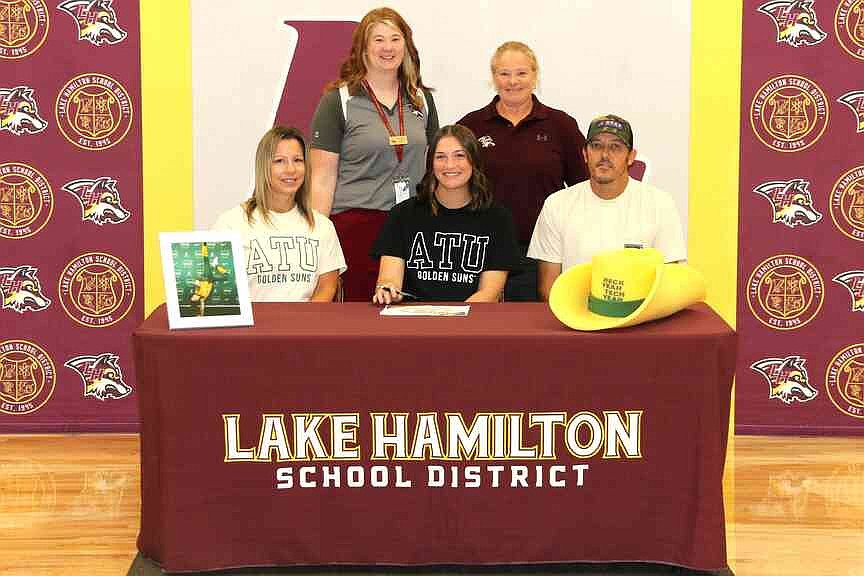 Lake Hamilton’s Reese Lackey signs with Arkansas Tech softball | Hot ...