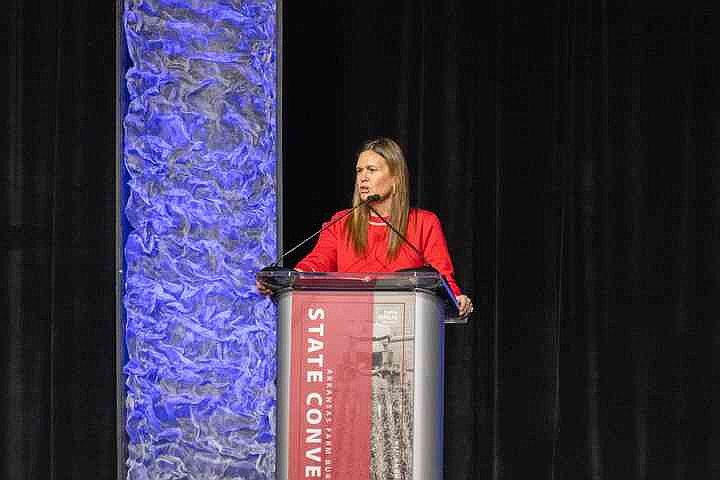 WATCH | Governor Sanders reassures Arkansas farmers at 91st Farm Bureau ...