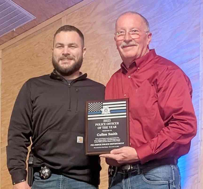 Smith named Police Officer of the Year | Pea Ridge Times