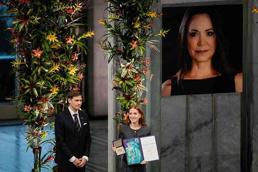 Machado’s daughter accepts Nobel Peace Prize in the Venezuelan ...