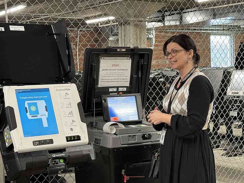 Sebastian County Election Commission holds public equipment testing ...