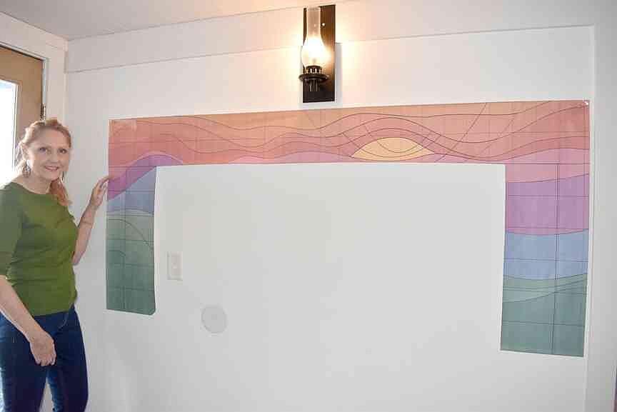 Bella Vista artist Stevens creating mosaic mural for Oz Trails Bike Park | Northwest Arkansas ...