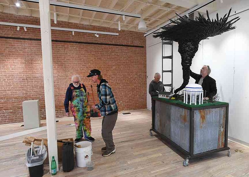 Tornado Town sculpture makes its final rotation with artist duo ...