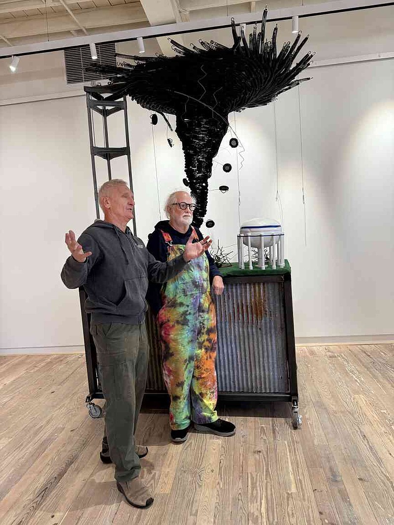 Tornado Town sculpture makes its final rotation with artist duo ...