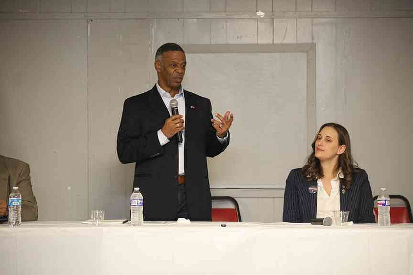 U.S. Senate hopefuls Dunbar, Shoffner talk plans for economy | Pine ...