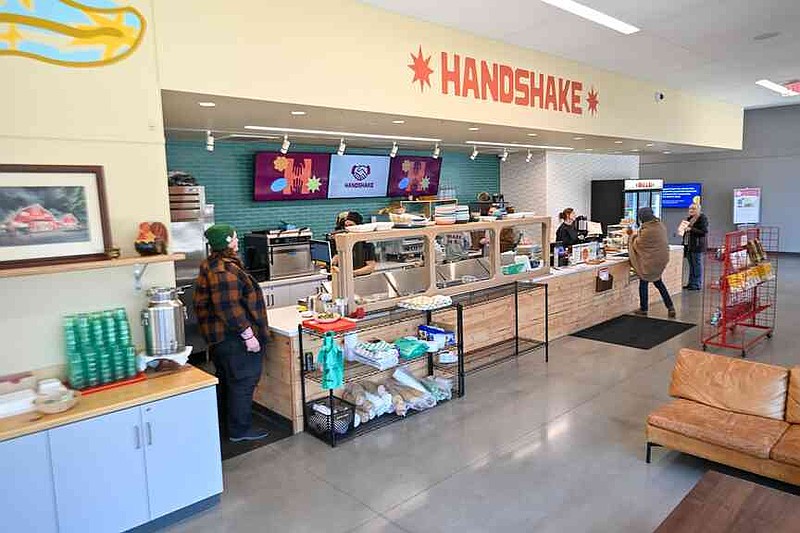Handshake opens at the Fayetteville Public Library, offering chicken ...