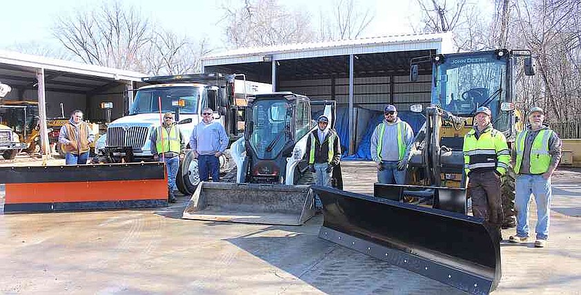 Street crews prepare before snow falls on city | Northwest Arkansas ...