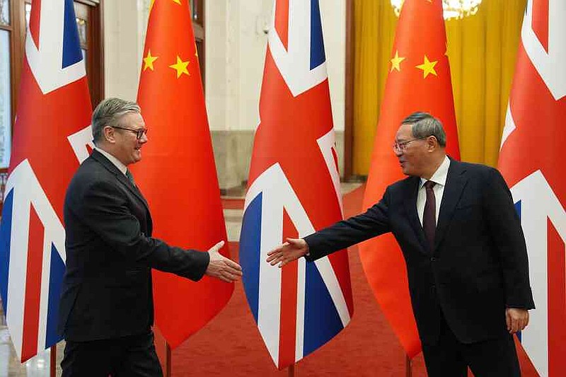 Starmer, Xi call for deeper ties | Hot Springs Sentinel Record