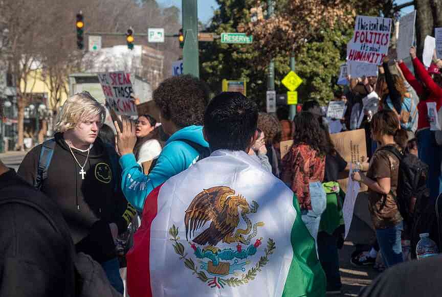 WATCH | Hot Springs School District students stage walkout, march over ...