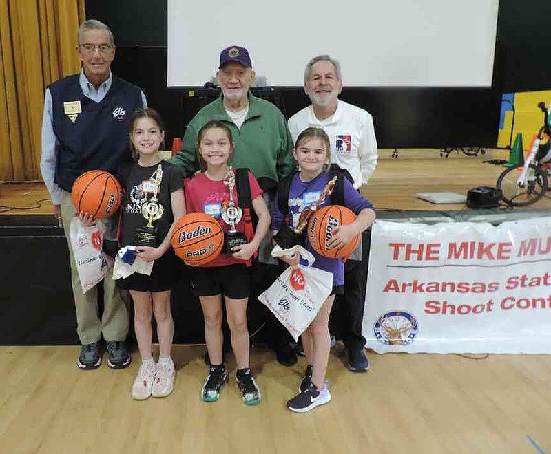 Winners in the 8- and 9-year-old girls category are Ella King, left ...