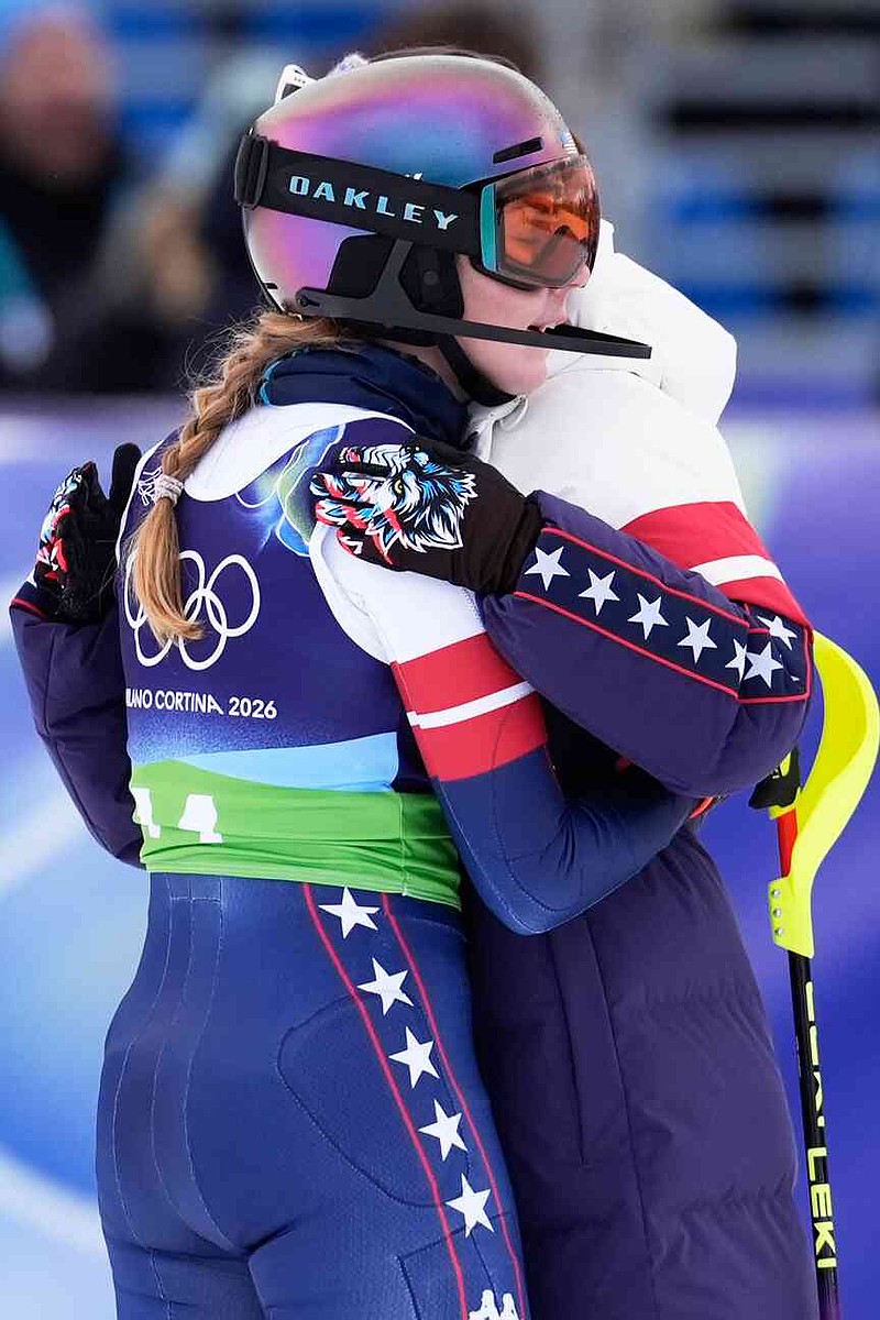 Shiffrin has sluggish start in team combined | The Arkansas Democrat ...