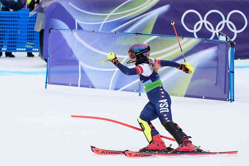 Shiffrin has sluggish start in team combined | The Arkansas Democrat ...