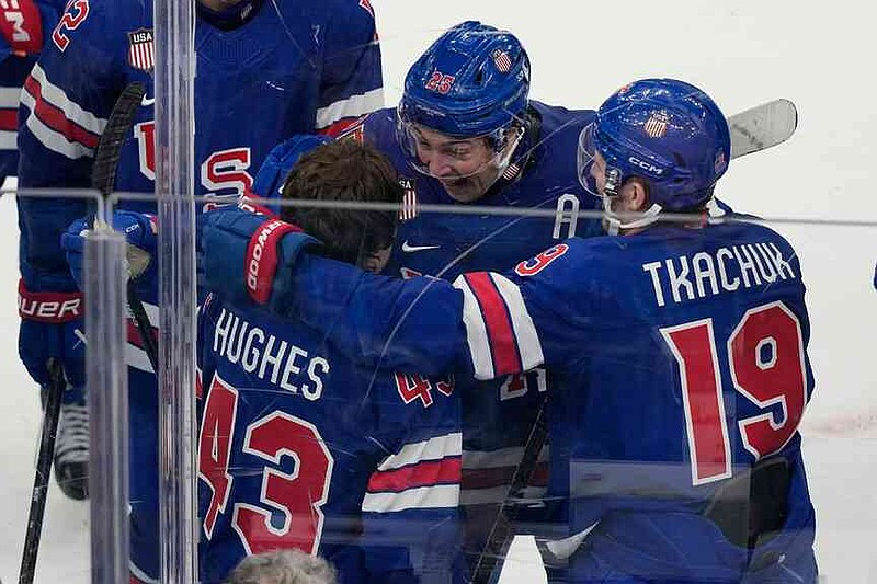 U.S., Canada men's hockey survive overtime jitters | Northwest Arkansas ...