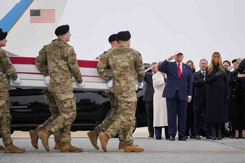 Trump attends Dover transfer of war dead | The Arkansas Democrat ...