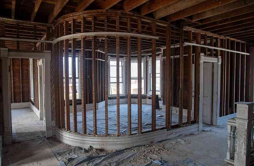 WATCH | Progress continues on John Lee Webb house restoration with work ...