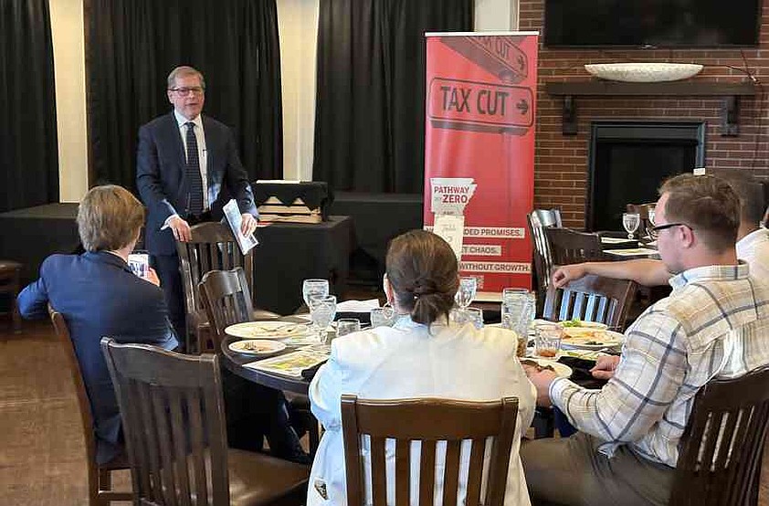 Norquist touts plan to phase out state income tax at Bentonville ...