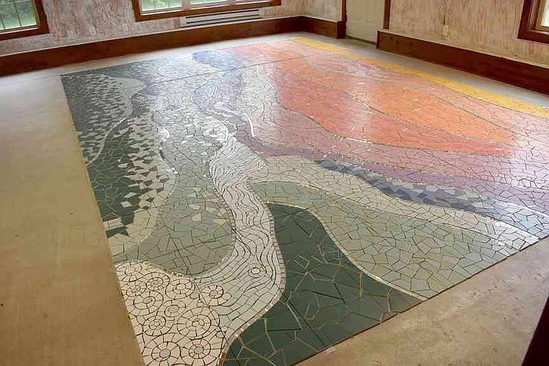 Artist offers sneak peek of mosaic mural for Bella Vista bike trail ...