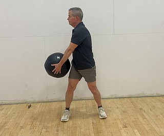 In this first of three photos, Jay Lloyd, personal trainer with the ...