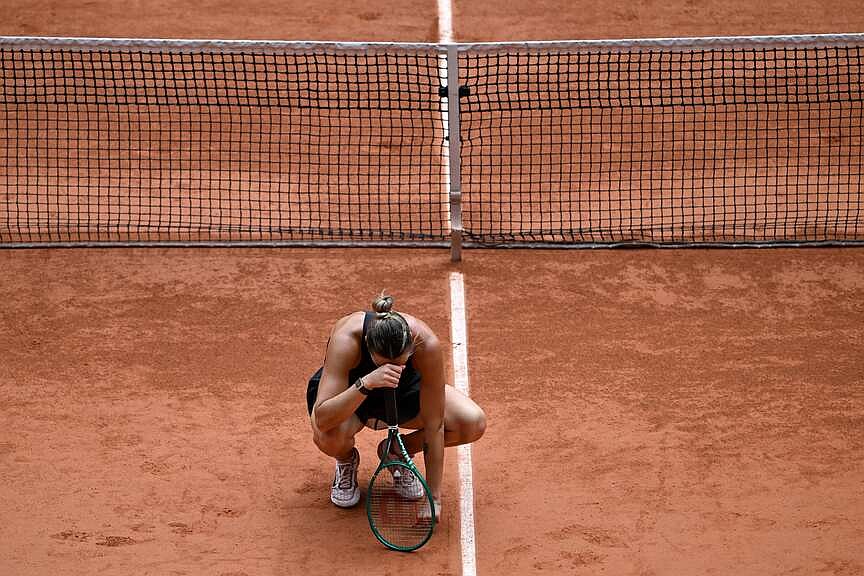 Sabalenka sullen after 2nd-set Open meltdown | Northwest Arkansas ...