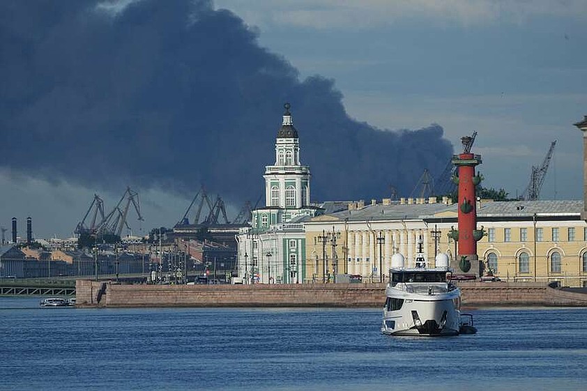 Ukrainian drones hit Russian oil terminal | Northwest Arkansas Democrat ...