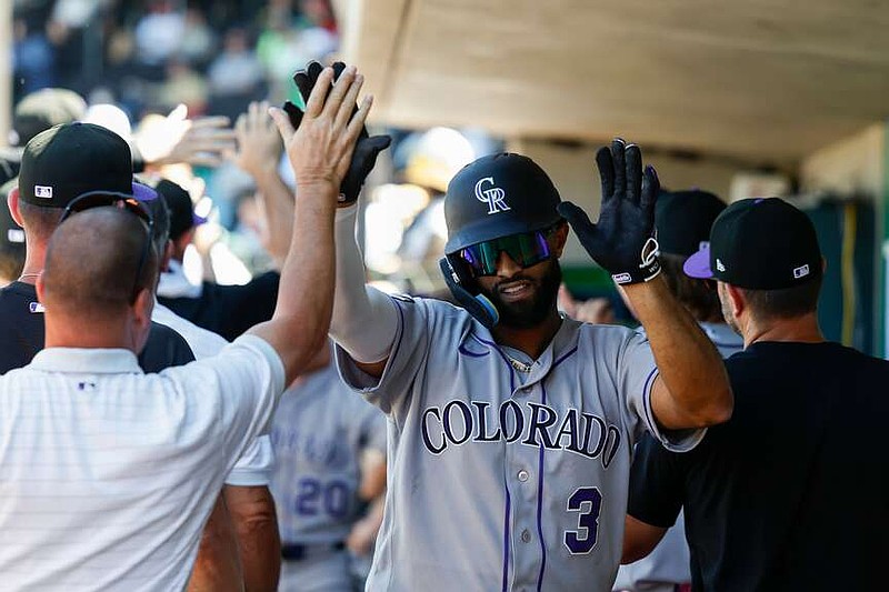 MLB Roundup: Rockies hit the jackpot, set runs record vs. Athletics in ...