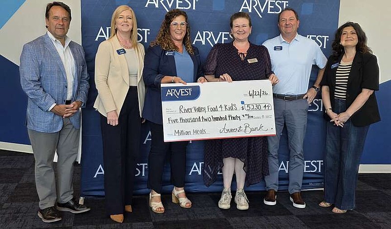 Arvest Bank presents checks for $35,000 to local nonprofits as part of ...
