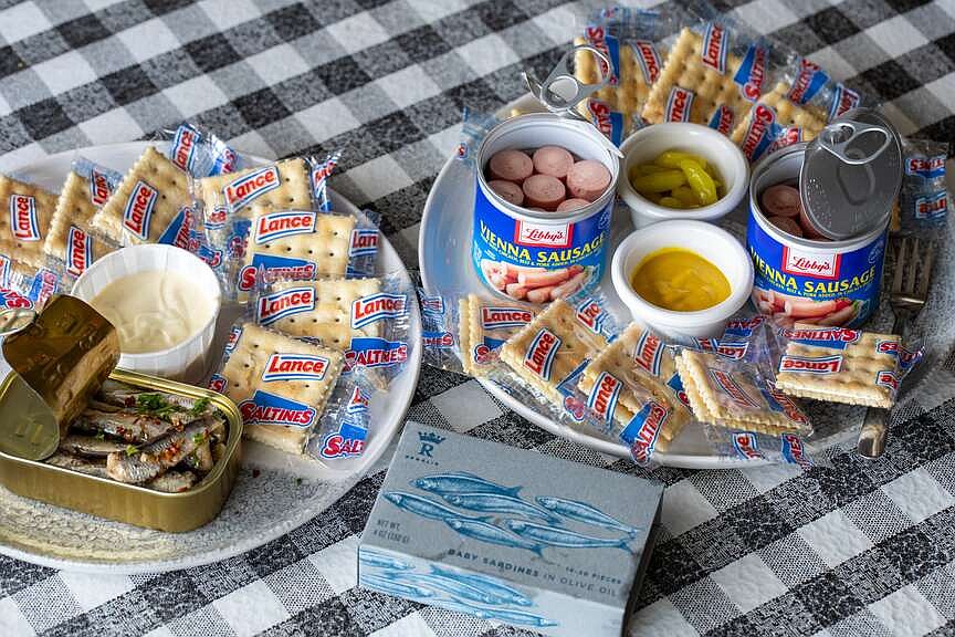 ‘Surf and Turf’ at Flying Fish: Sardines and Vienna sausages | The ...