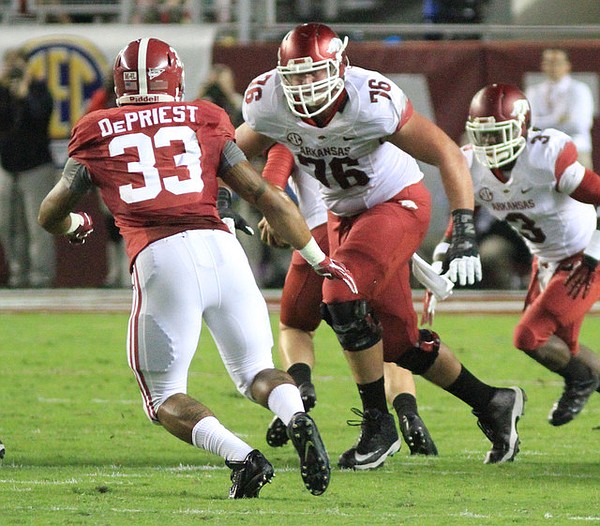 Skipper anchors Arkansas' O-Line