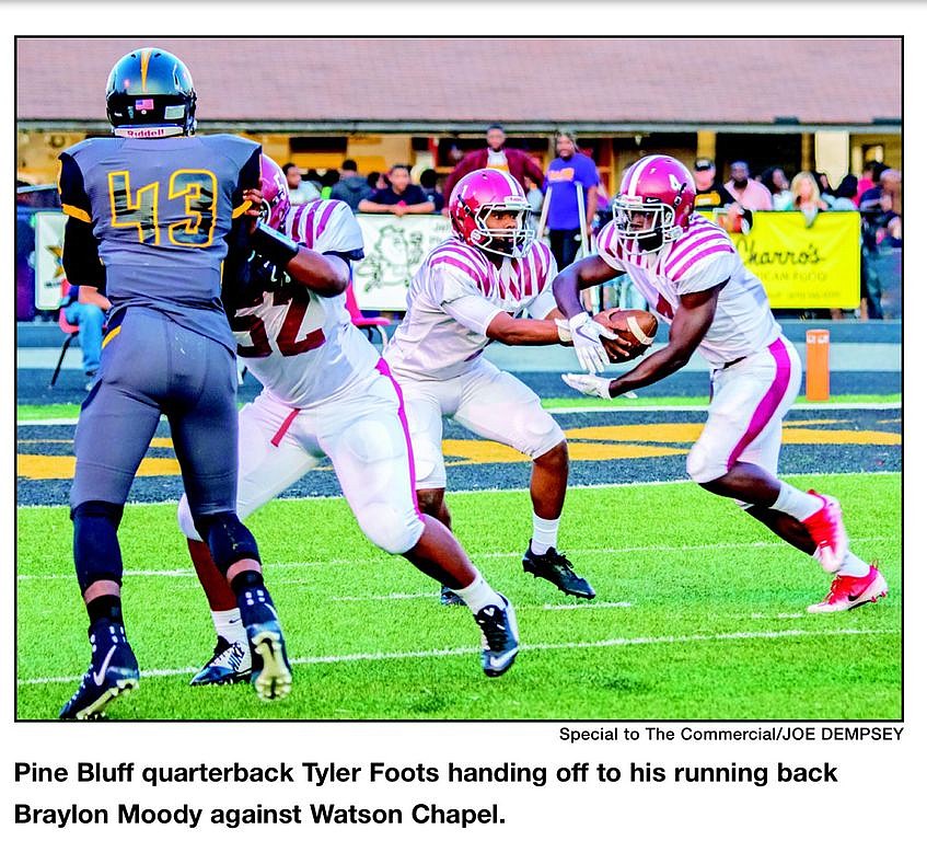 Pine Bluff takes control of game, defeats Watson Chapel 43-7 | Pine ...