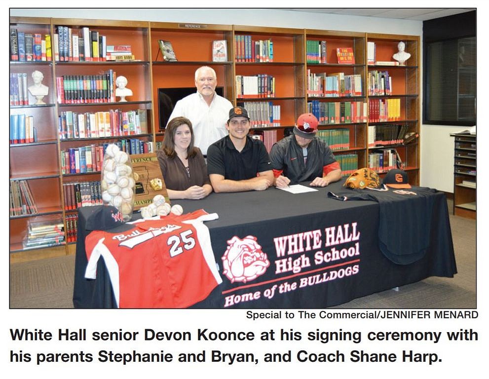 White Hall senior Devon Koonce signs with Connors State | Northwest ...