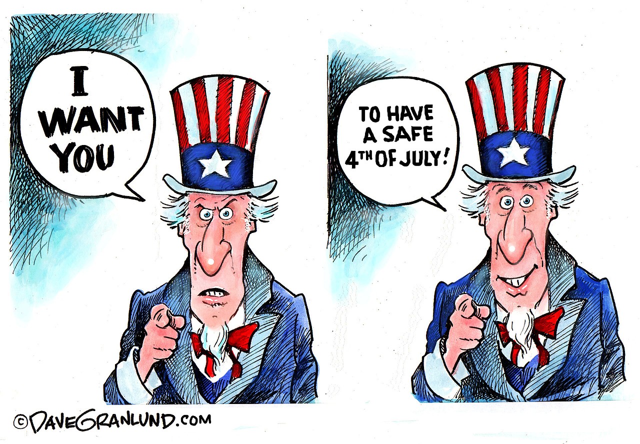 Granlund cartoon: Safe 4th of July | Pine Bluff Commercial News