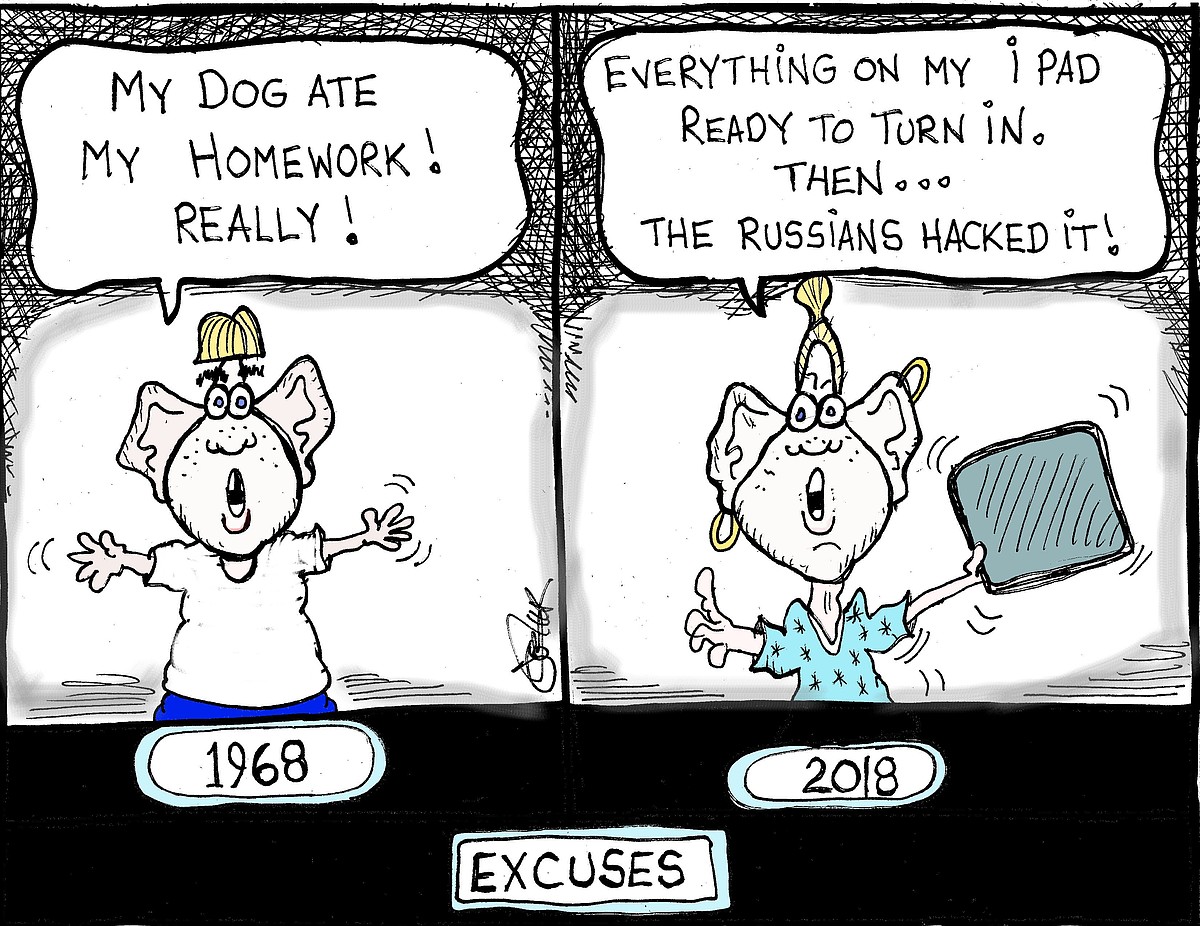 Liccar cartoon: Homework excuses | Northwest Arkansas Democrat-Gazette